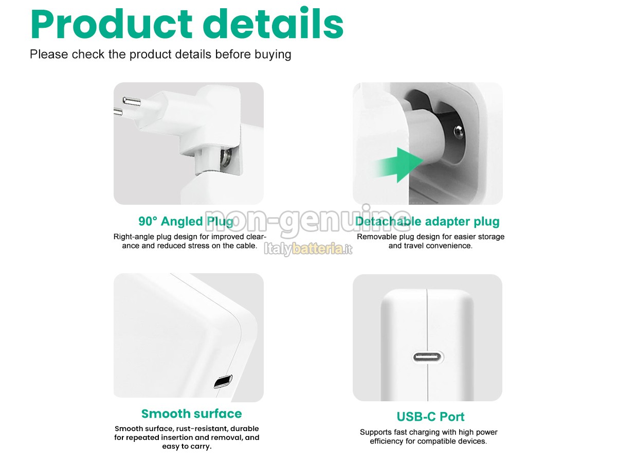 Adattatore per Apple MACBOOK PRO 14-INCH M3 LATE 2023 A2918 ...