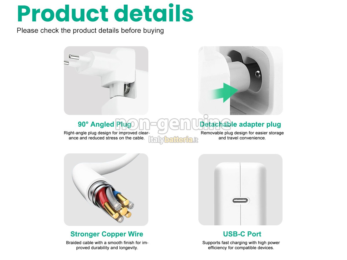Adattatore per Apple MACBOOK PRO 13-INCH 2020 2 TB 3 A2289 ...